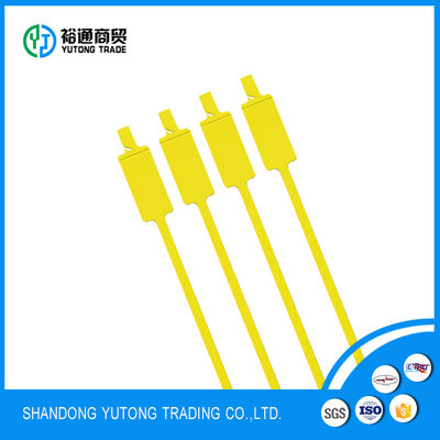 Tamper evident plastic seal pull tight tag for shipping containers