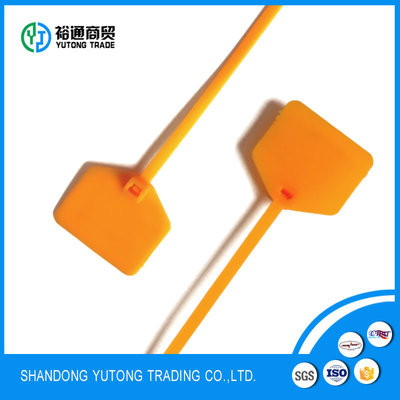 custom colorful logo printed plastic container security seal in pp+pe materials