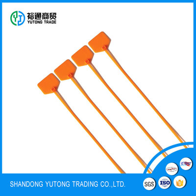 custom colorful logo printed plastic container security seal in pp+pe materials