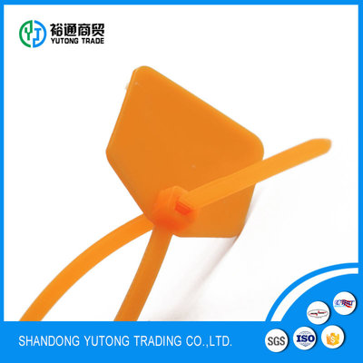 custom colorful logo printed plastic container security seal in pp+pe materials