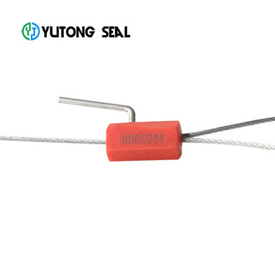 Tamper Proof metal 1.8mm wire rope security seals hexagonal cable seal