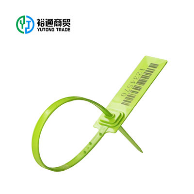 colorful tamper evident Plastic Security Seals Adjustable Length Seals with numbers barcode