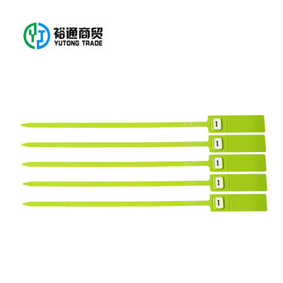 colorful tamper evident Plastic Security Seals Adjustable Length Seals with numbers barcode