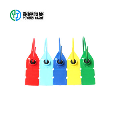 colorful tamper evident plastic wire seal/ plastic safety seal/ plastic tags seal with numbers barcode