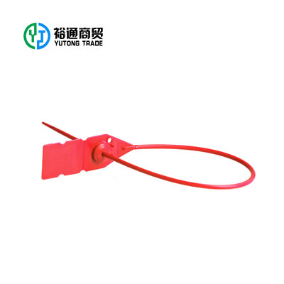 colorful tamper evident plastic wire seal/ plastic safety seal/ plastic tags seal with numbers barcode