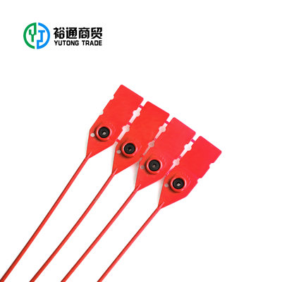 colorful tamper evident plastic wire seal/ plastic safety seal/ plastic tags seal with numbers barcode