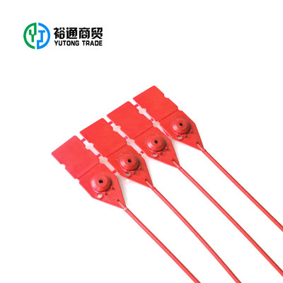 colorful tamper evident plastic wire seal/ plastic safety seal/ plastic tags seal with numbers barcode
