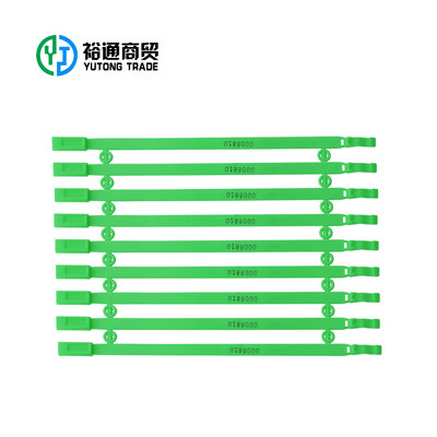 Newest Easy lock Tamper Evident pull tight Plastic Seal Sturdy seal with barcode