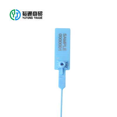 Tamper Evident Plastic Security pull tight Strip Cargo Seal with serial numbers