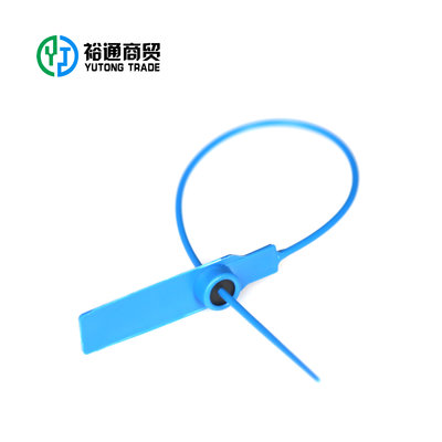 Free Samples China plastic luggage security seals with Barcode logo label