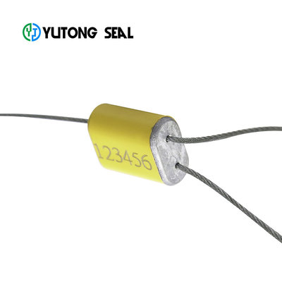 Disposable tamper proof cable security baggage seals with iso pas for container