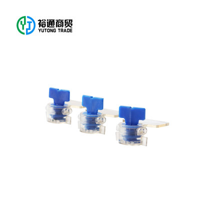 twist safety meter seal, security meter seal lock with barcode for water meter