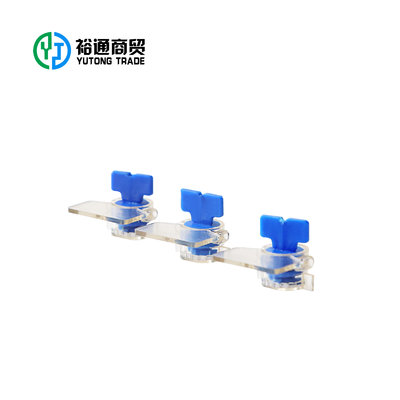 twist safety meter seal, security meter seal lock with barcode for water meter