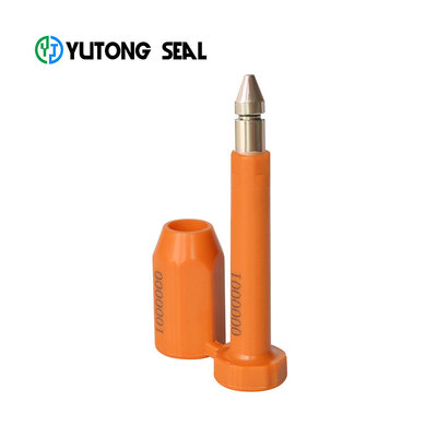 Anti-rotating shipping container door bolt seal/ container bolt seal machine