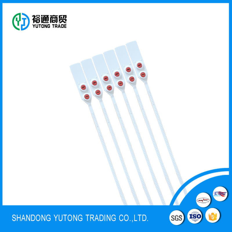 colors of seal tamper evident security plastic seal with bar code number