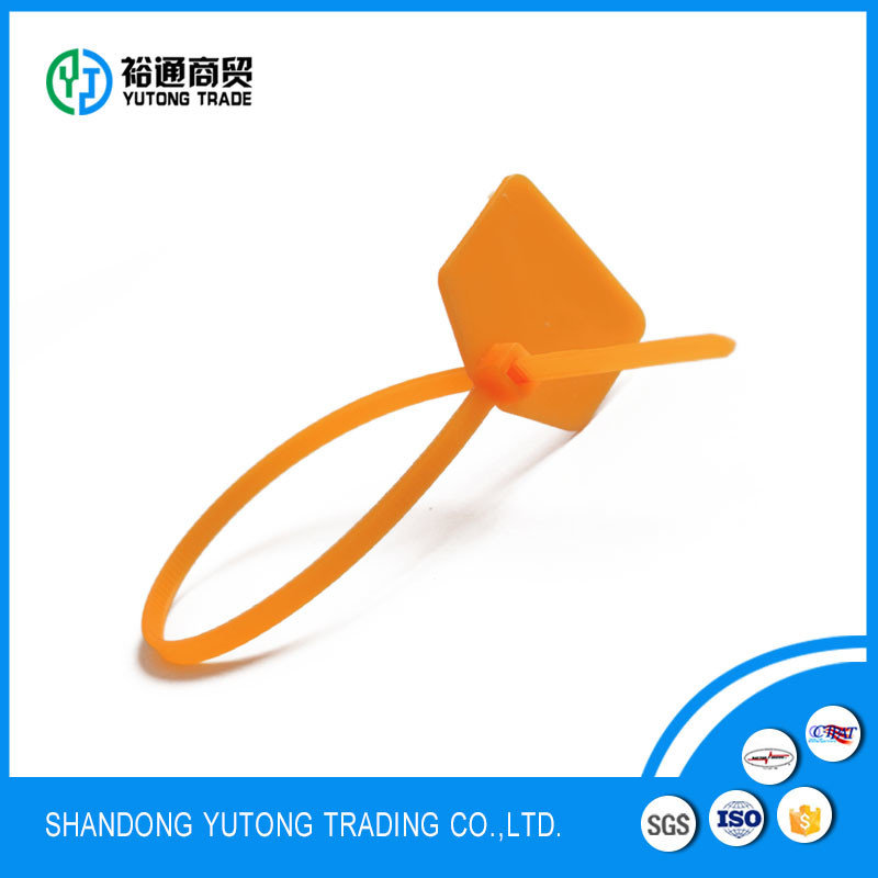 custom colorful logo printed plastic container security seal in pp+pe materials