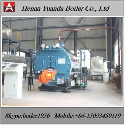 Horizontal 0.5 ton -6 Ton Dual Fuel Gas Diesel Oil Fired Steam Boiler
