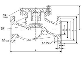 Cast Steel and Stainless Steel Check Valve H41Y H-16C /25/40/64 Lift Check Valve