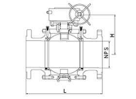 Forged Steel Ball Valve API Forged Steel Trunnion Type Ball Valve