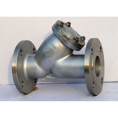KS Stainlees Steel Middle Flange Strainer Stainless Steel Y Type Strainer China Famous Valves