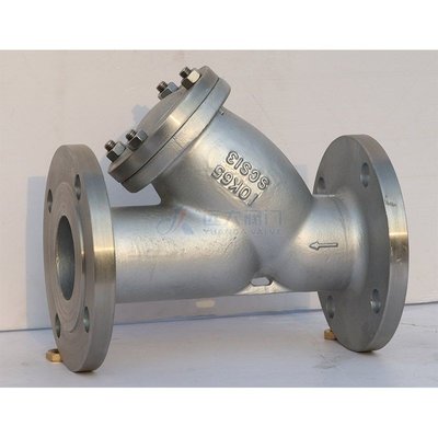 KS Stainlees Steel Middle Flange Strainer Stainless Steel Y Type Strainer China Famous Valves
