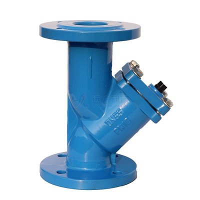 DIN Cast Iron Strainer valve B GL41H-16 Y Type Strainer valves China Casting Valve Suppliers
