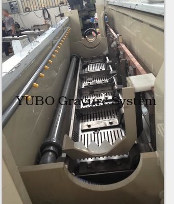 Copper plating machine for rotogravure cylinder making