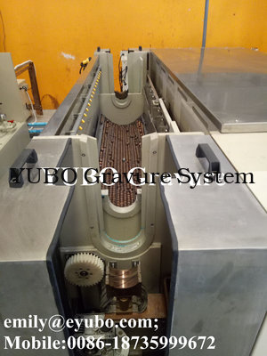 Galvanic line for gravure cylinder printing flexible packaging