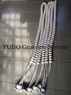 Heater for copper tank or chrome tank of gravure cylinder making