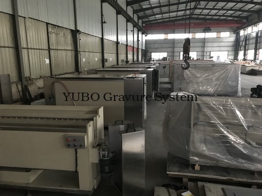 Electroplate roller making machinery for rotogravure printing cylinder
