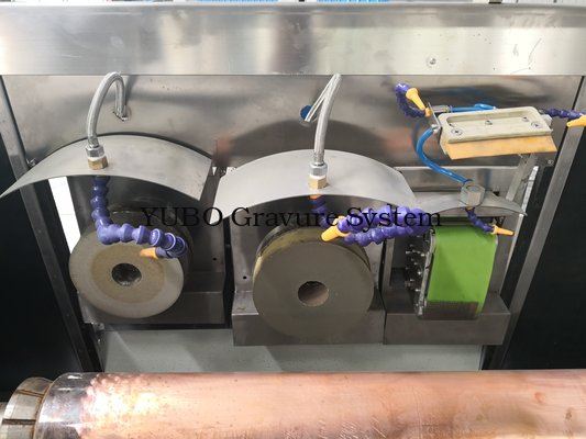 Gravure cylinder Copper grinding polishing machine three head or four head pre-press
