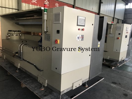 Rotogravure cylinder electroplating machine for plate-making security printing cylinder flexible packaging cylinder
