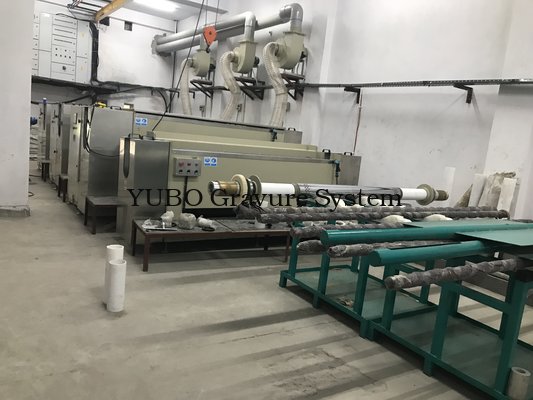 Rotogravure cylinder electroplating machine for plate-making security printing cylinder flexible packaging cylinder