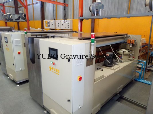 Nickel plating machine for electro mechanically engraved copper plated cylinder