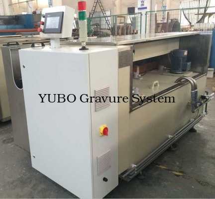 Chrome plateing tank for rotogravure printing cylinder flexible packaging cylinder