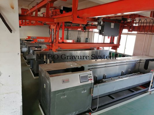 Automatic Electroplating machine for rotogravure copper cylinder making in house printing roller