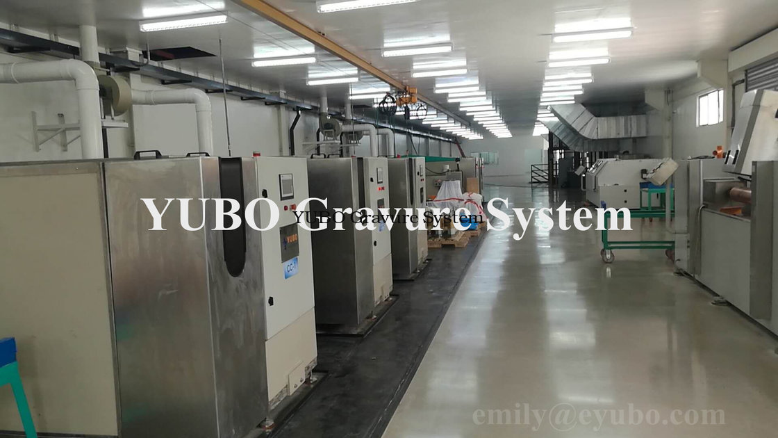 Chrome line in house for dechrome or rechrome of gravure cylinder making