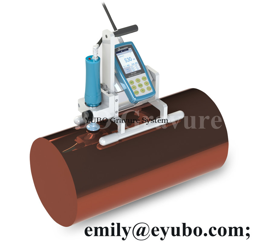 Roller Ultrasonic Hardness Tester for measuring copper and chrome hardness in Vickers(HV)