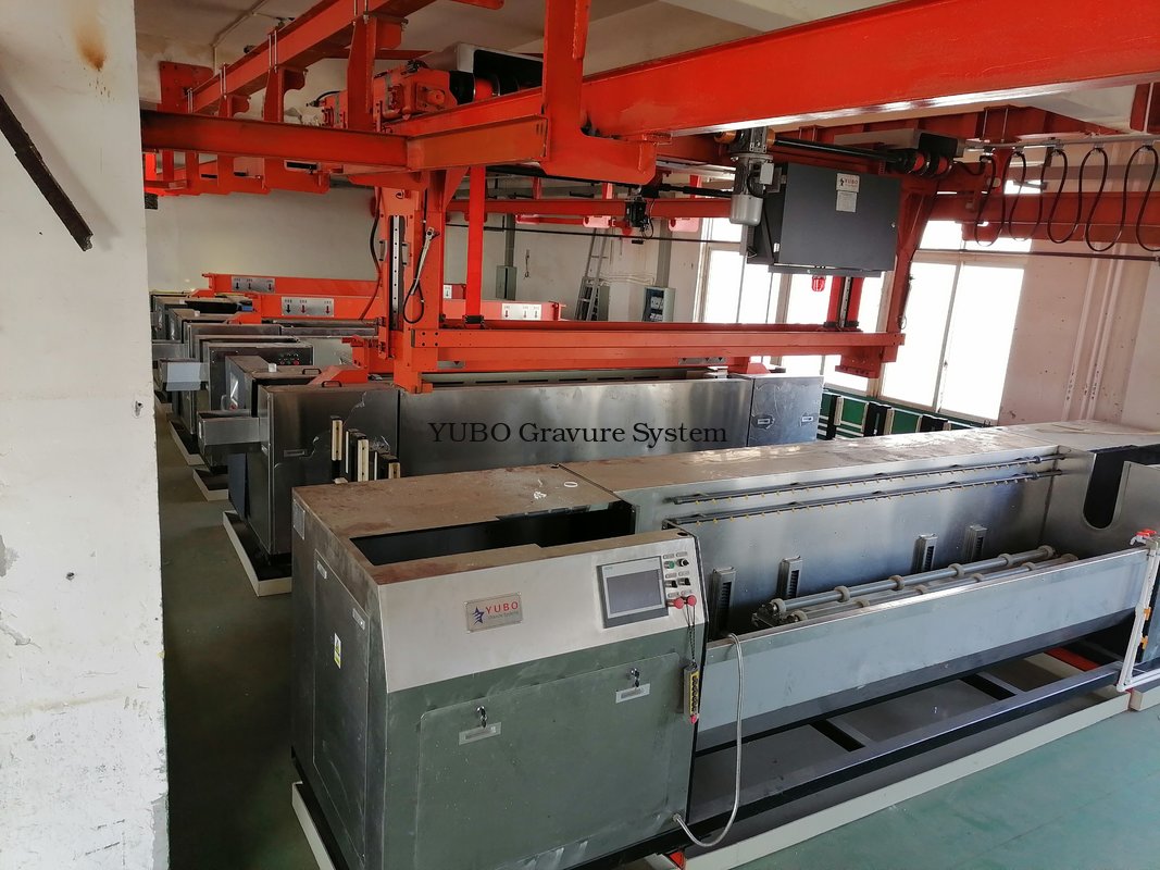 Automatic Electroplating machine for rotogravure copper cylinder making in house printing roller