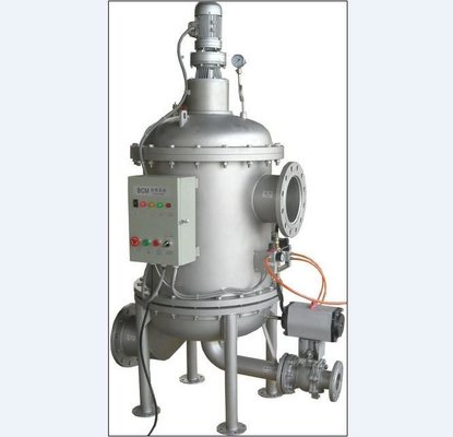 Industrial Filtration Process Pneumatic Scraper Self-Cleaning Filter Housing With Wedg Wire Screen Strainer