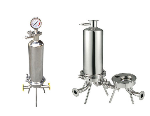 Stainless Steel Cartridge Filter Housing With Wedge Wire Screen Filter Element