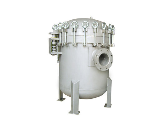 Stainless Steel Multi Bag Filter Housing With Wire Mesh Wedge Wire Filter Element