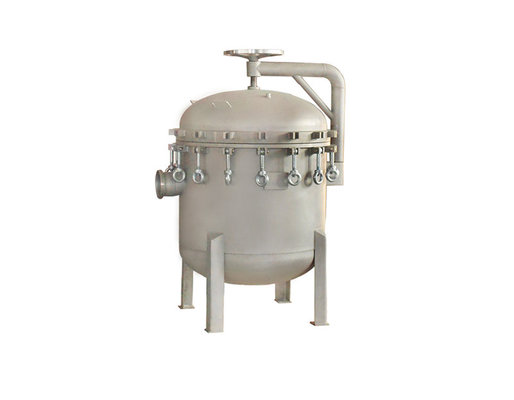 Stainless Steel Multi Bag Filter Housing With Wire Mesh Wedge Wire Filter Element