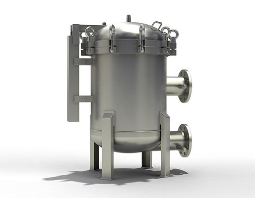 Stainless Steel Multi Bag Filter Housing With Wire Mesh Wedge Wire Filter Element