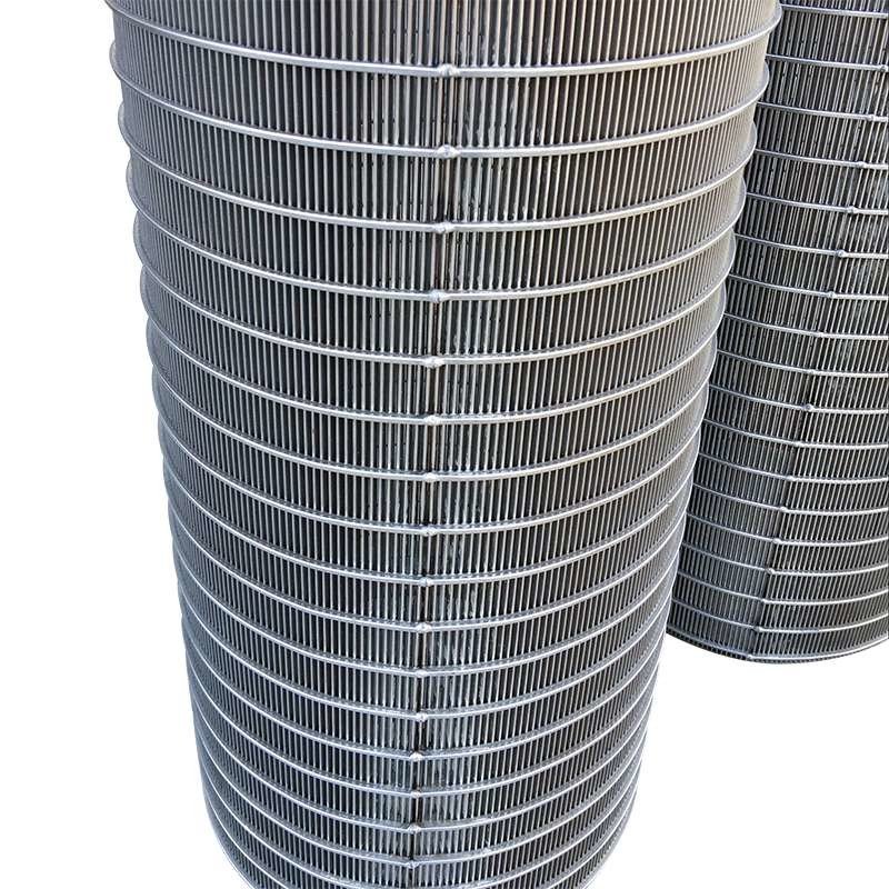 Stainless Steel  Wedge Wire Rotary Drum Screen Filter For Wastewater Treatment Filtration