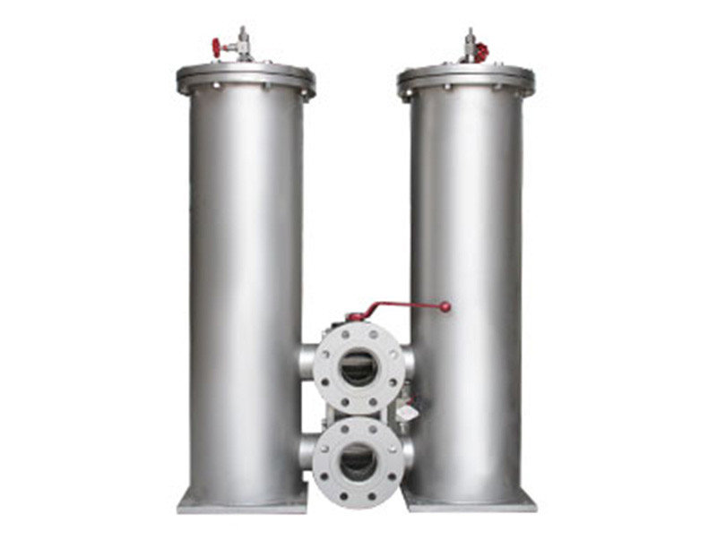 Double Bag Filter Housing Wedge Wire Screen Filter Strainer For Industrial Water Wastewater Treamtment