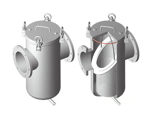 Basket Filter Housing Wedge Wire Mesh Filter Basket Strainer For Industry Water Treatment