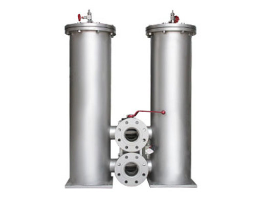 Double Bag Filter Housing Wedge Wire Screen Filter Strainer For Industrial Water Wastewater Treamtment