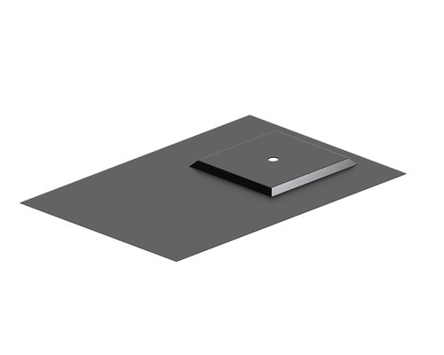 Asphalt Roof Solar Mounting Kit Black Color Flash With EPDM