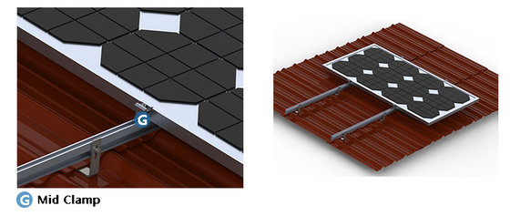 High Quality PV Structure AL For Home Solar Panel Mounting System Solar Hook